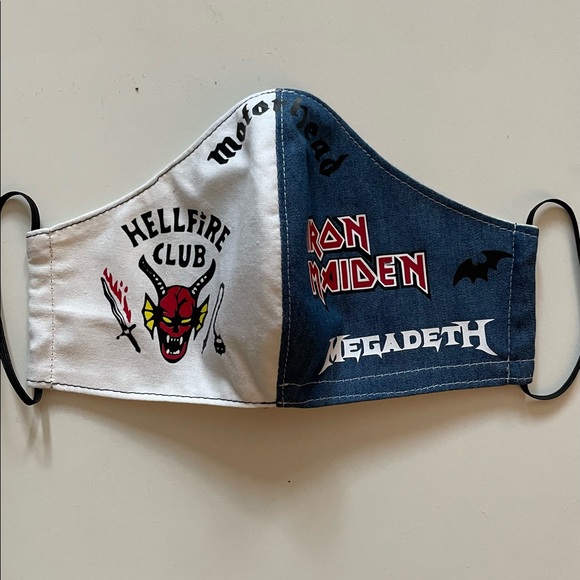 Accessories | Stranger Things Eddie Munson Inspired Face Mask | Poshmark